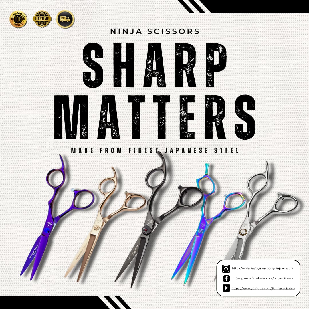 Japanese Haircutting Scissors & Shears – Ninja Scissors