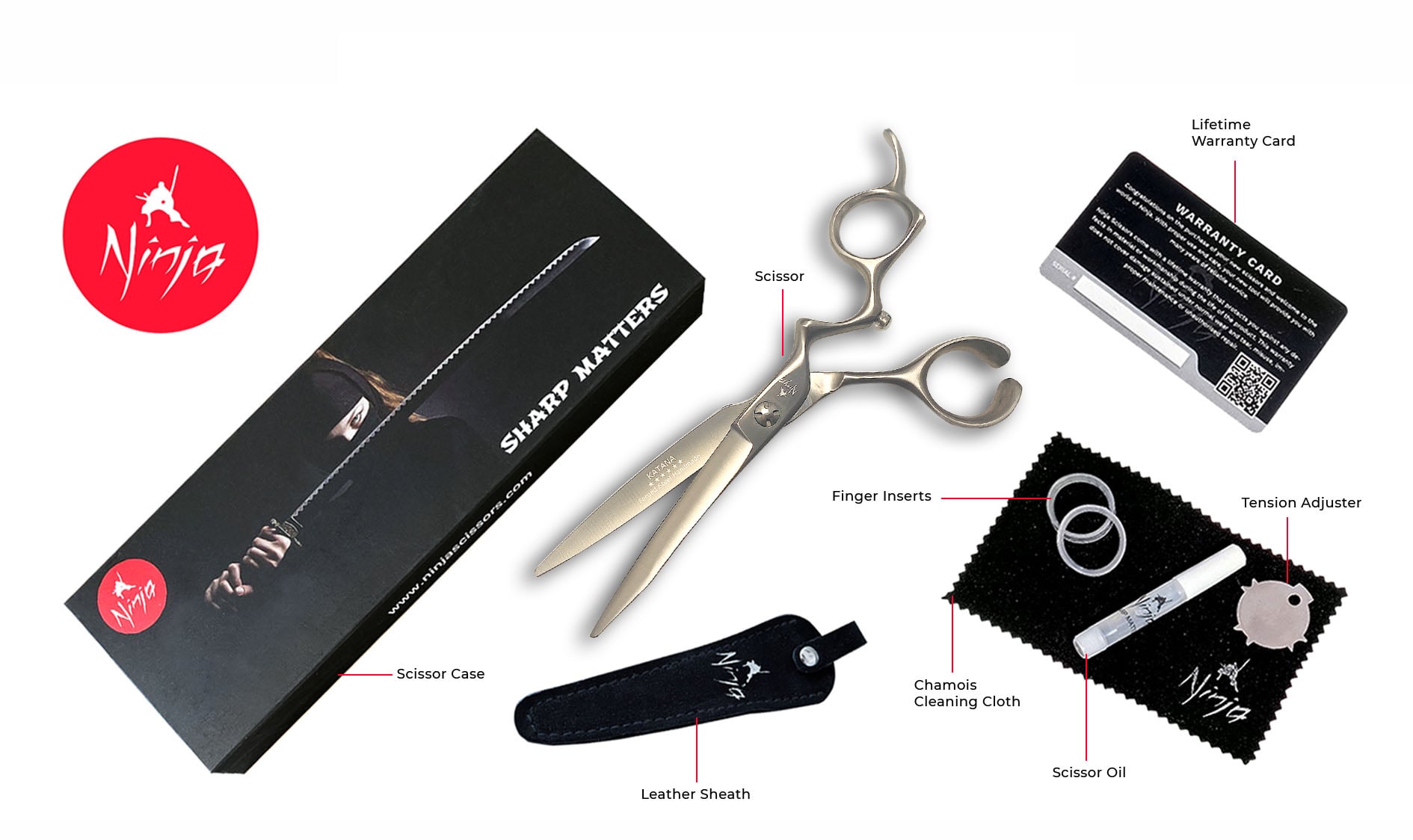 Ninja Katana Hair Scissors & Shears – Ninja Scissors